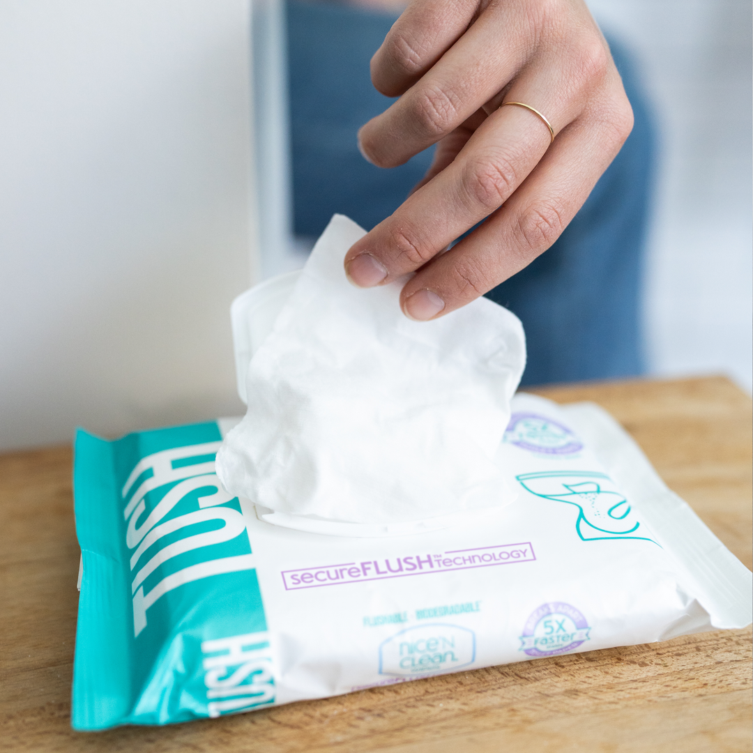 Flushable Wipes Septic Safe Wipes Nice N CLEAN